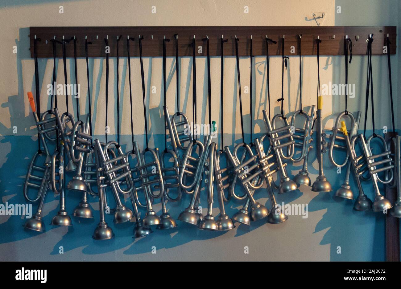 Instrumentos de Carnaval, Gran Canaria Stock Photo - Alamy