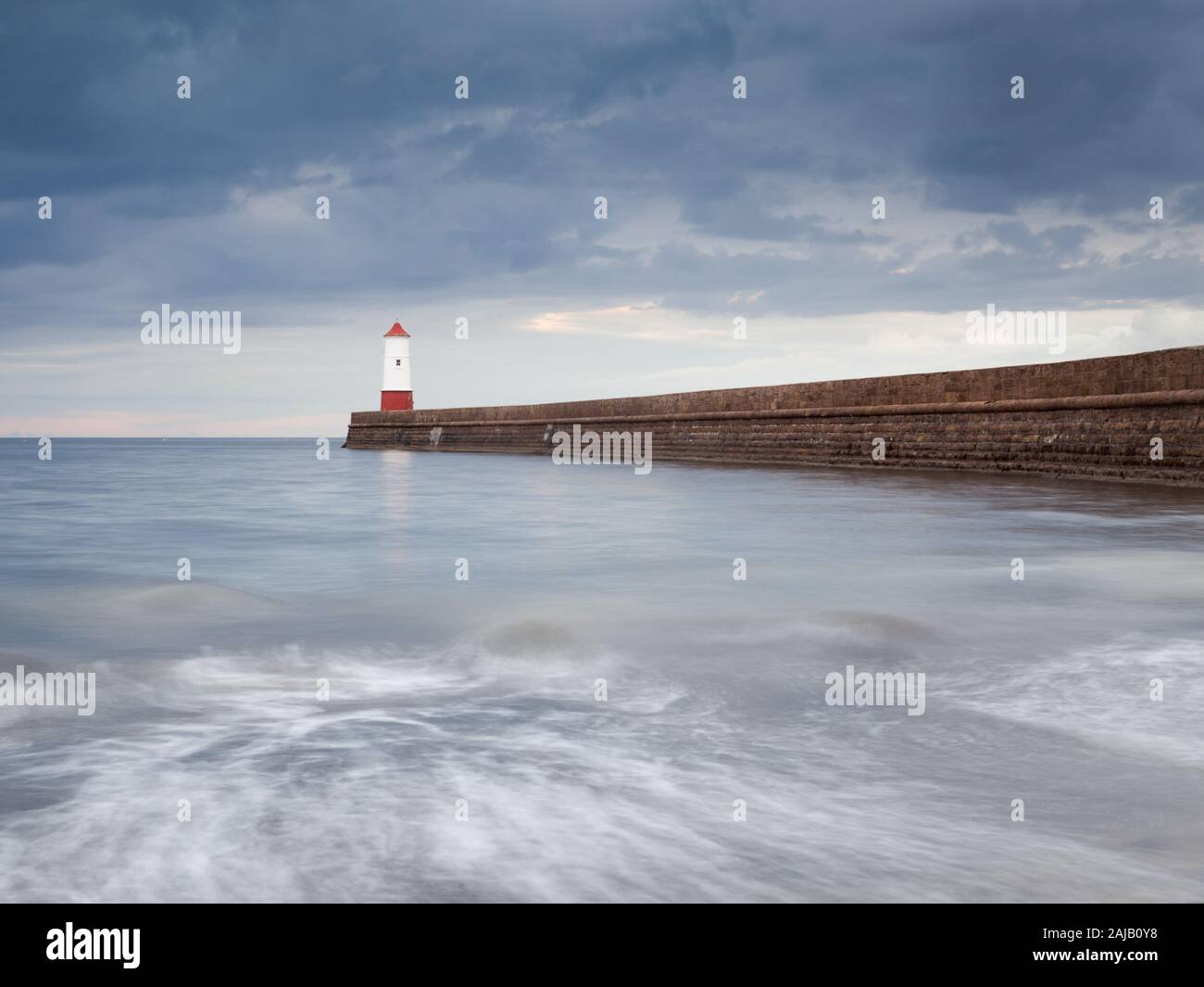 Berwick pier lighthouse hi-res stock photography and images - Alamy