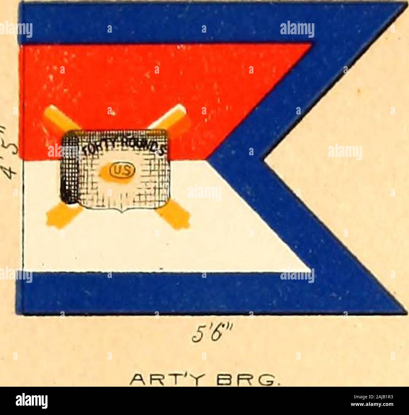 Flags of the Army of the United States carried during the War of the ...