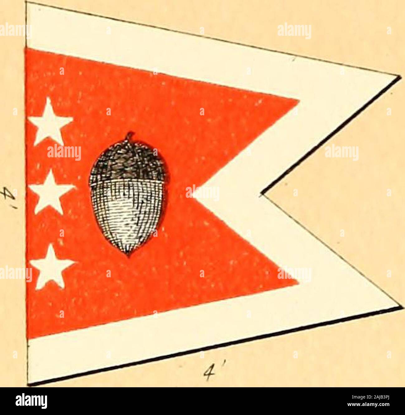 Flags of the Army of the United States carried during the War of the ...