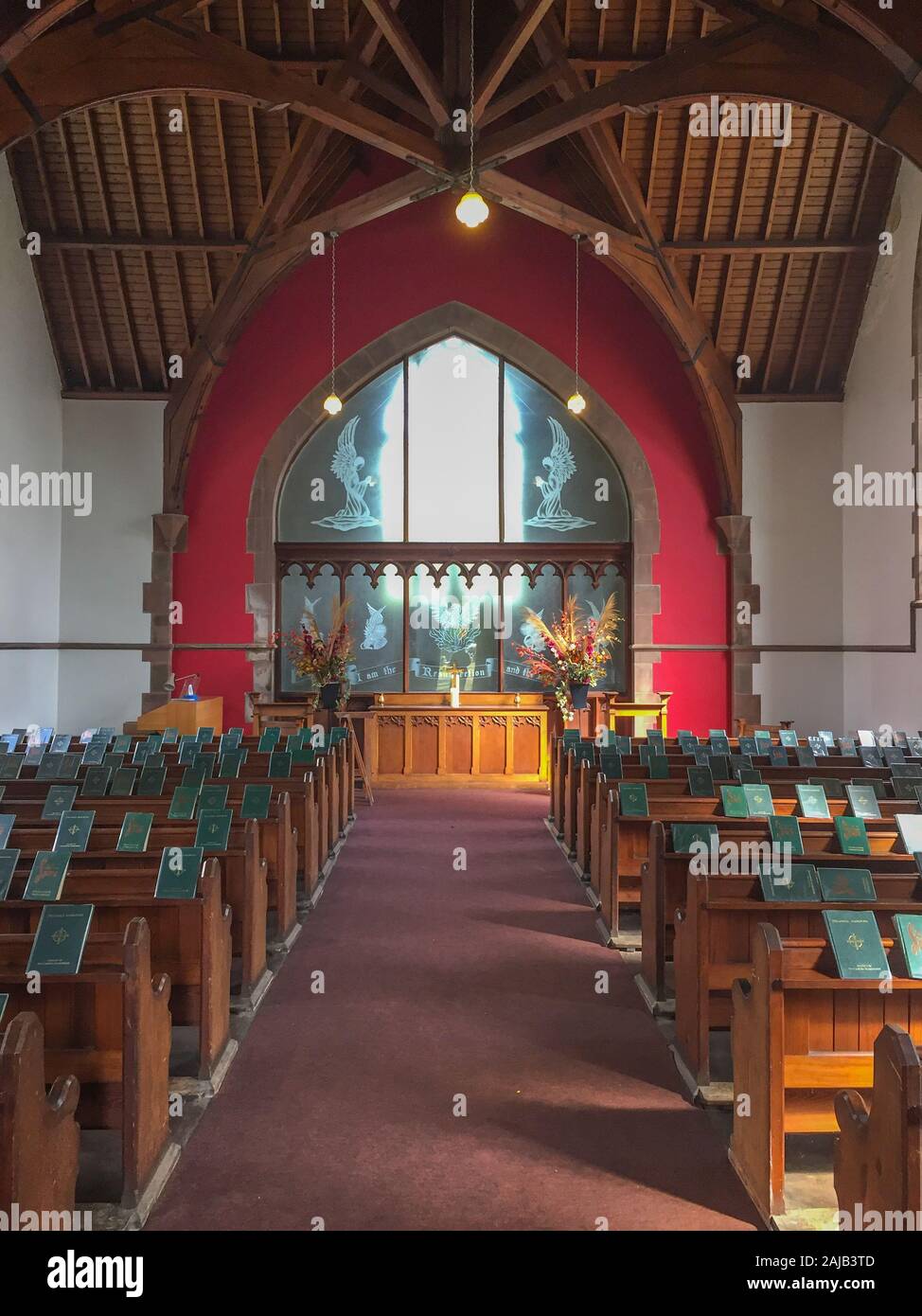 The chapel at Hollybrook cemetery in Shirley Warren, Southampton ...