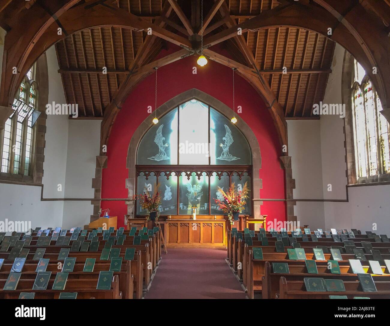 The chapel at Hollybrook cemetery in Shirley Warren, Southampton ...