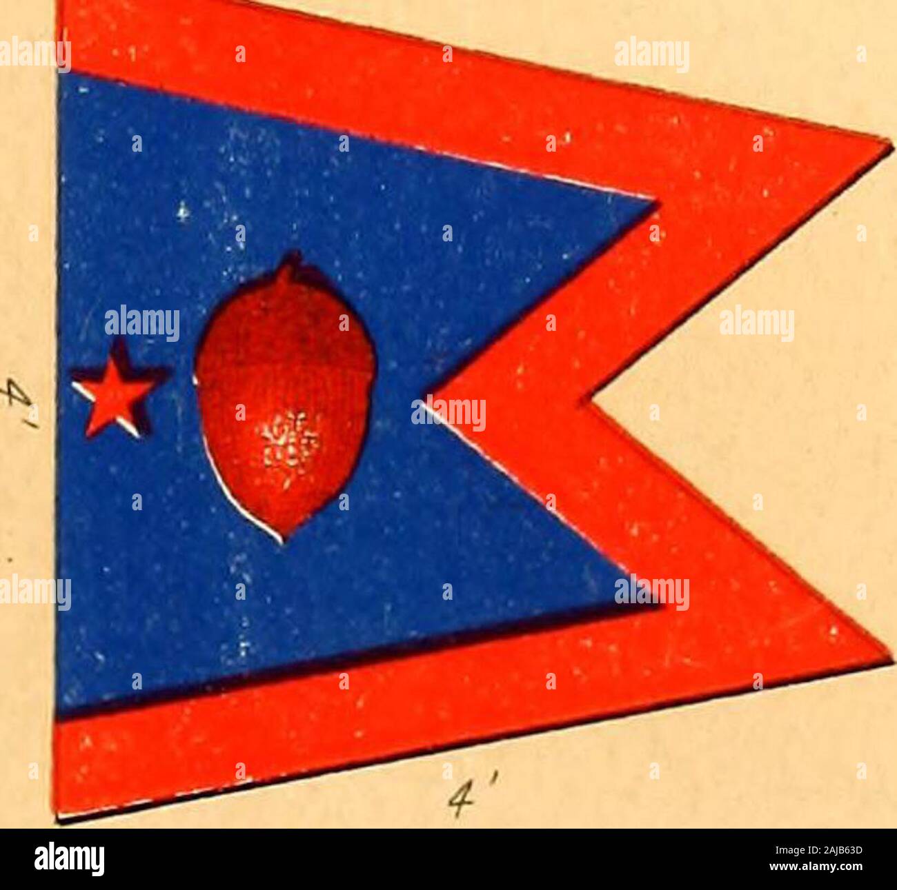 Flags of the Army of the United States carried during the War of the ...