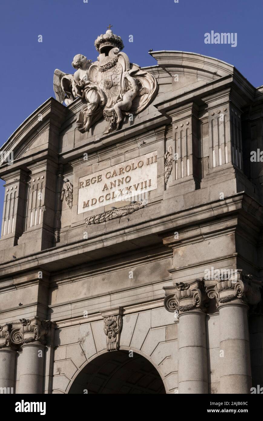 The Alcala Arch in Madrid, Spain Stock Photo - Alamy