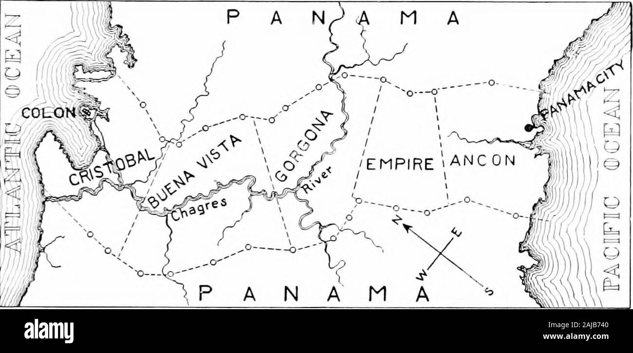 Map of colon panama hi-res stock photography and images - Alamy
