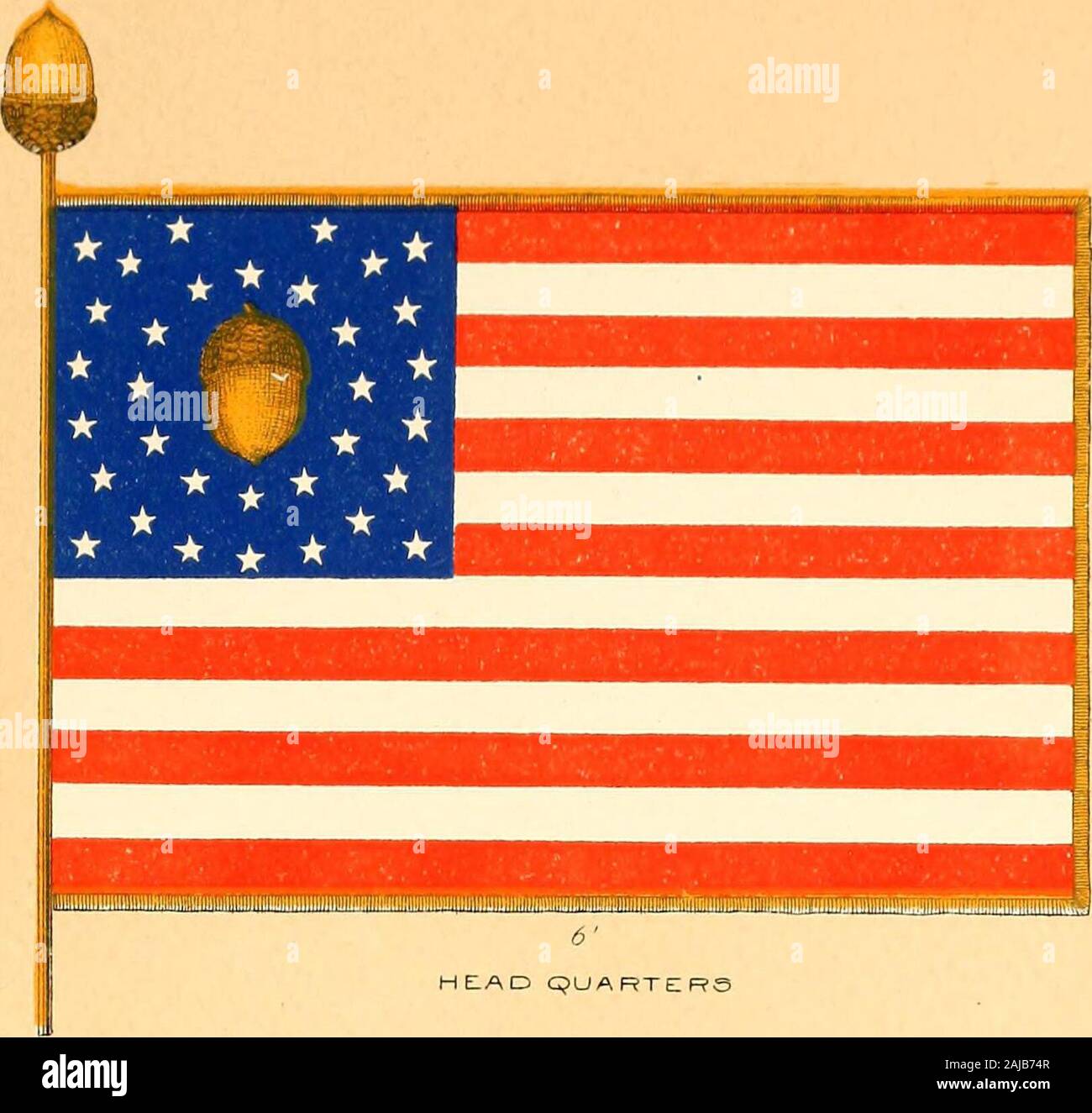 Flags of the Army of the United States carried during the War of the ...