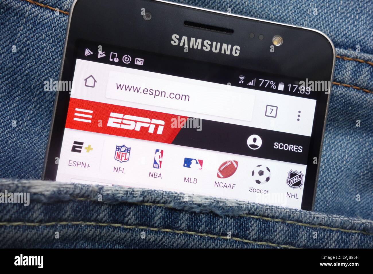 Espn logo hi-res stock photography and images - Alamy
