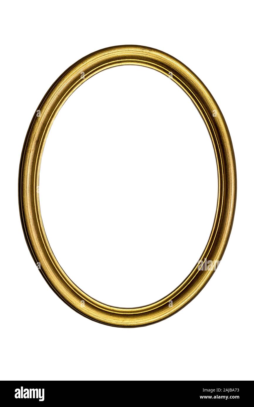 Gold Oval Frame