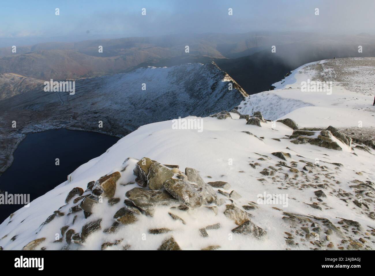Helvellyn & Striding Edge Stock Photo - Alamy