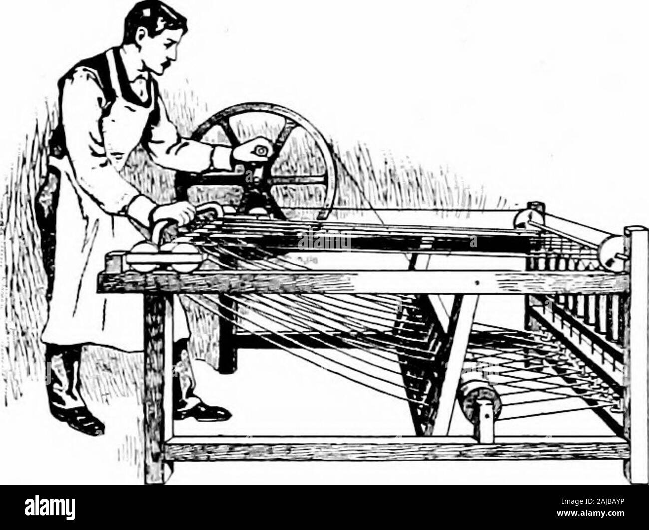 Mule spinner Black and White Stock Photos & Images - Alamy