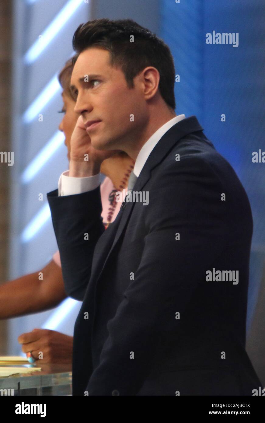 New York, NY, USA. 3rd Jan, 2020. Whit Johnson on the set of Good ...