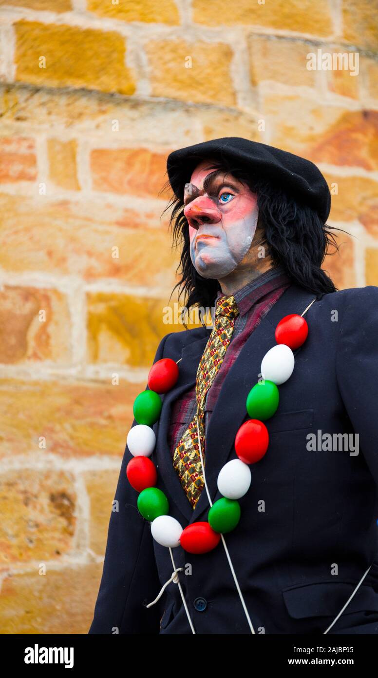 Carnival of Zalduondo, Zalduondo village, Alava, Basque Country, Spain ...