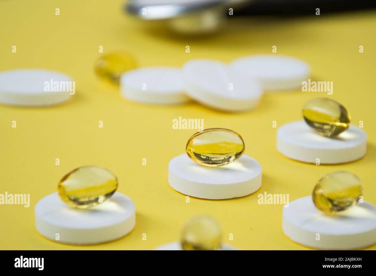 Soft gel capsule hi-res stock photography and images - Alamy