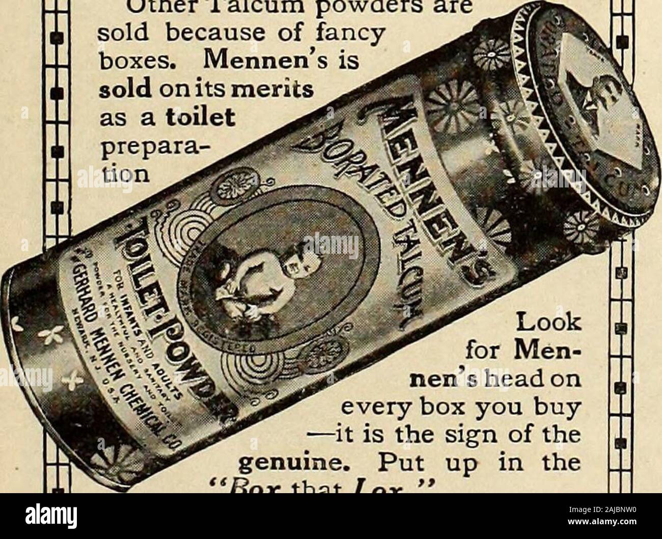 St Nicholas [serial] . E MENNENS % 1 BORATED TALCUM ? TOILET POWDER is ...