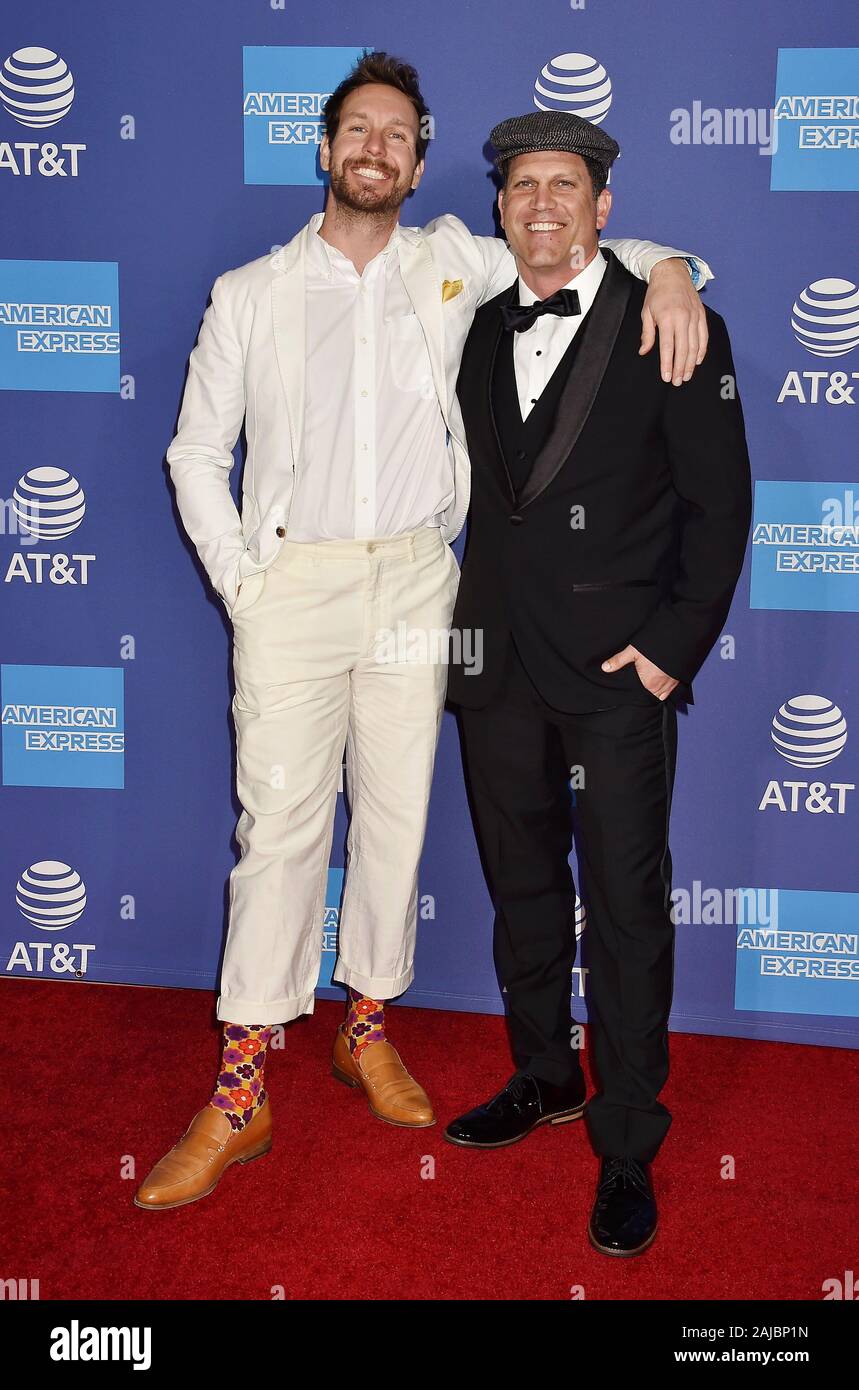 PALM SPRINGS, CA - JANUARY 02: Tyler Nilson (L) and Michael Schwartz ...