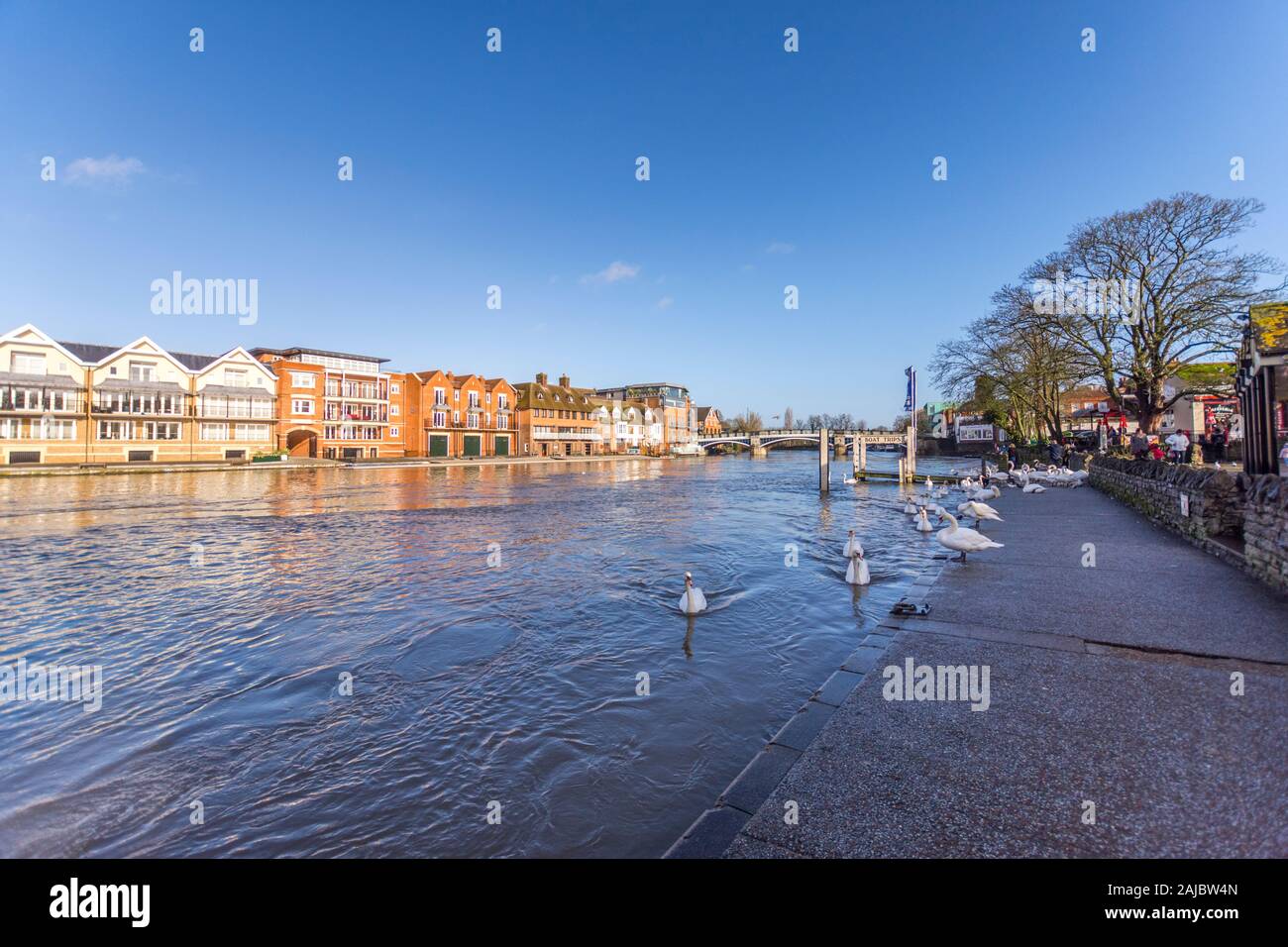 Windsor river canal boat hi-res stock photography and images - Alamy