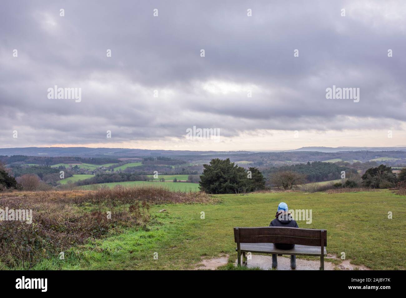 Newlands corner summer hi-res stock photography and images - Alamy