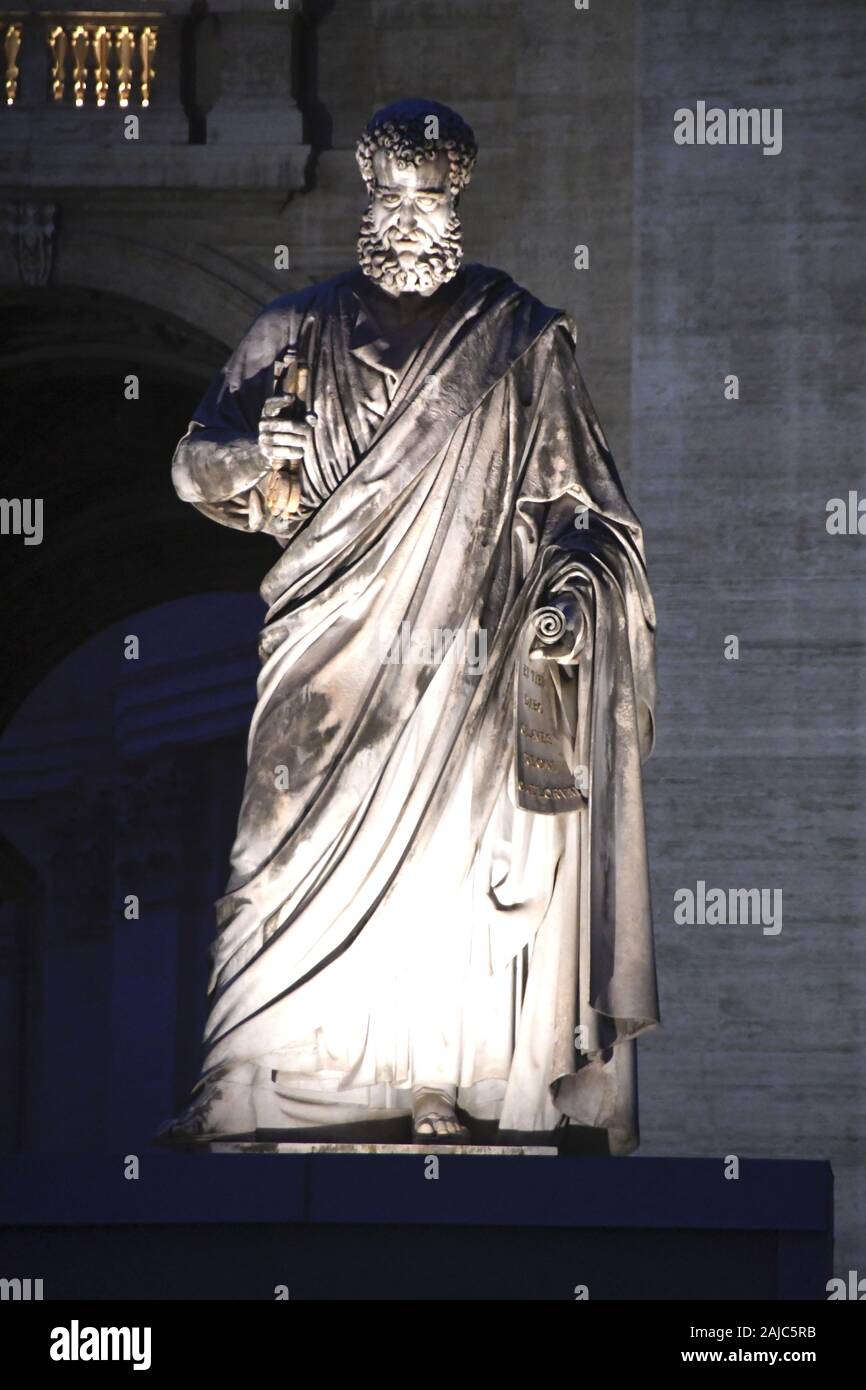 Rome Italy Basilica of Saint Peter- Saint Peter statue Credit: Giuseppe ...