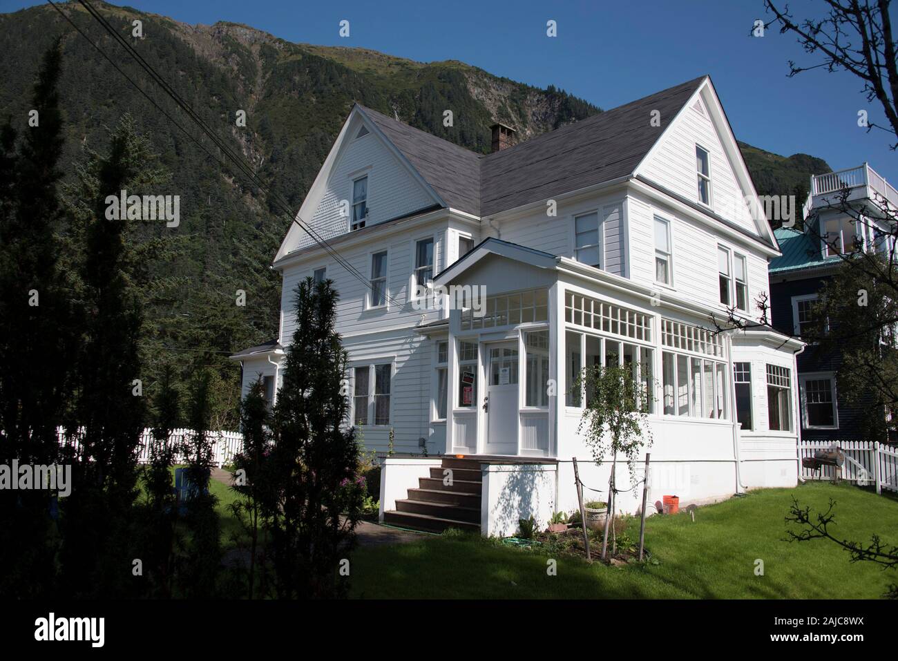 Chicken Ridge Historic District, Juneau, Alaska Stock Photo - Alamy