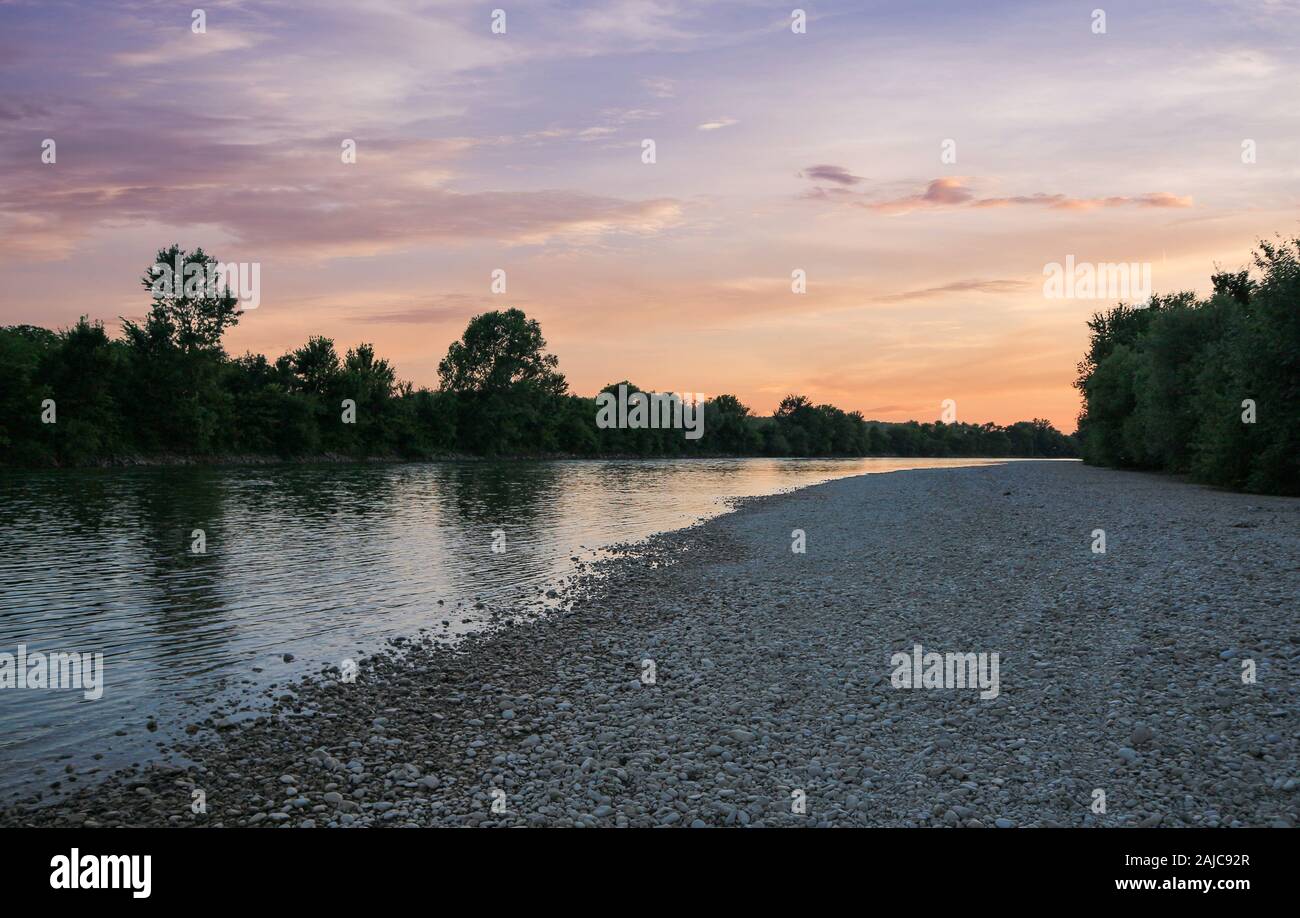 Sava riverbank in zagreb croatia hi-res stock photography and images ...