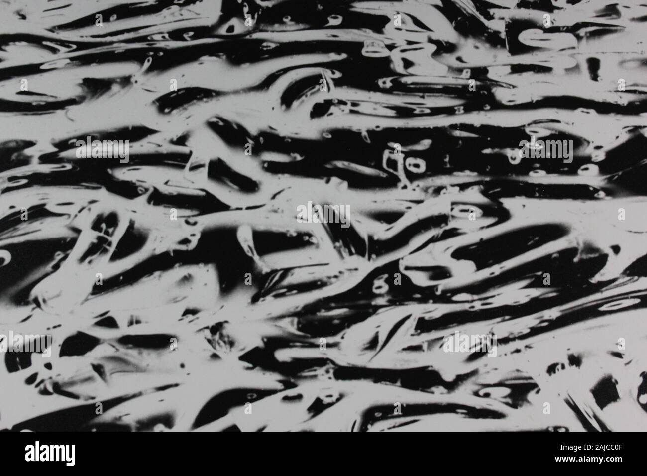 Fine seventies black and white extreme high contrast abstract ...