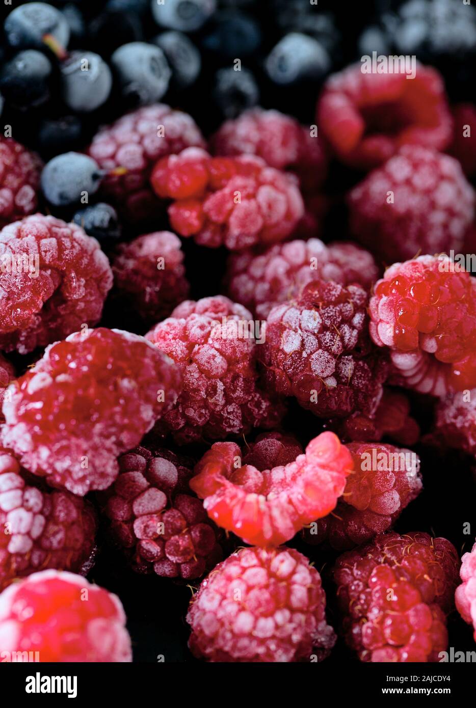 Frozen fruit food macro hi-res stock photography and images - Alamy