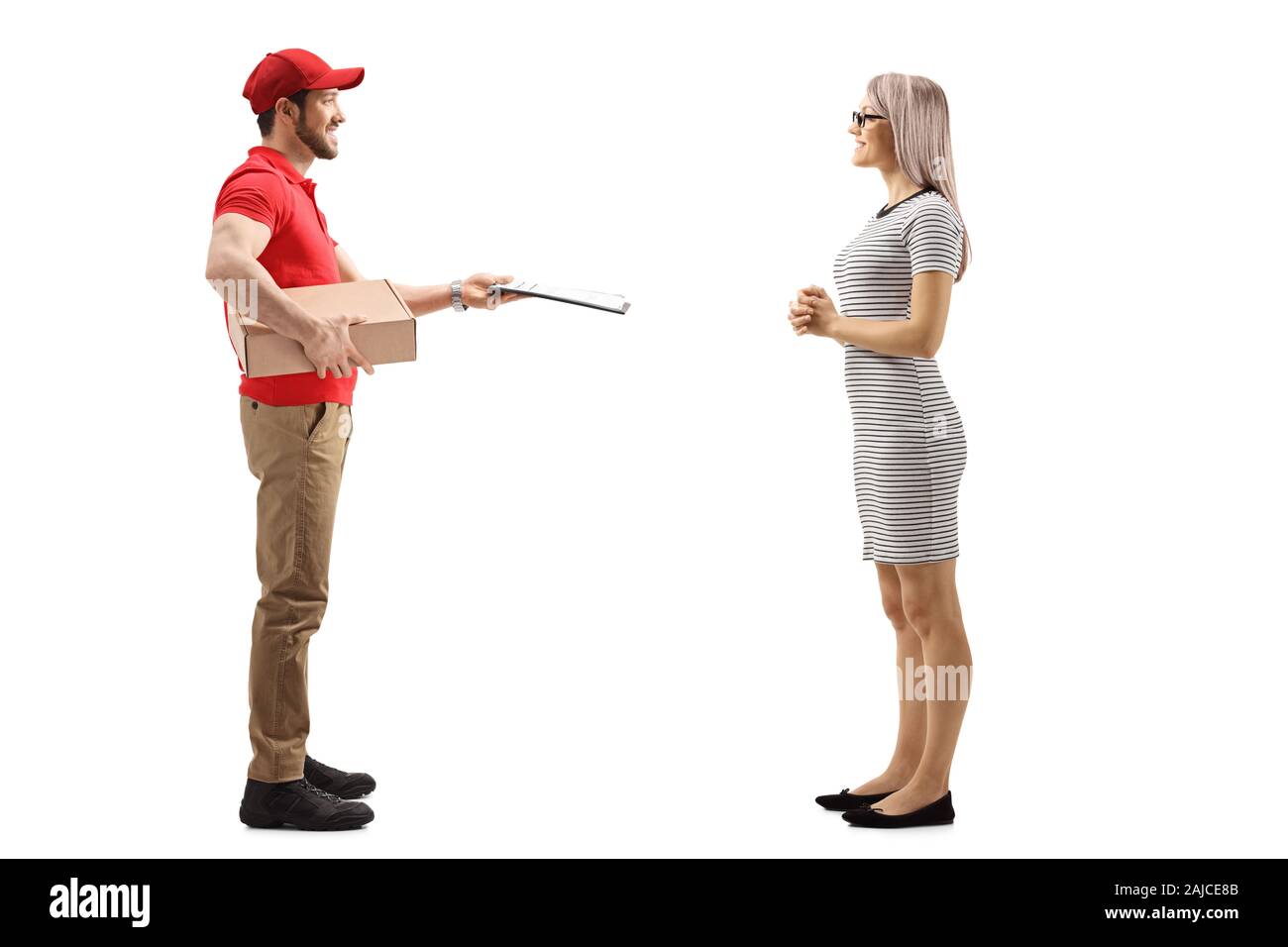 Female post it hi-res stock photography and images - Alamy