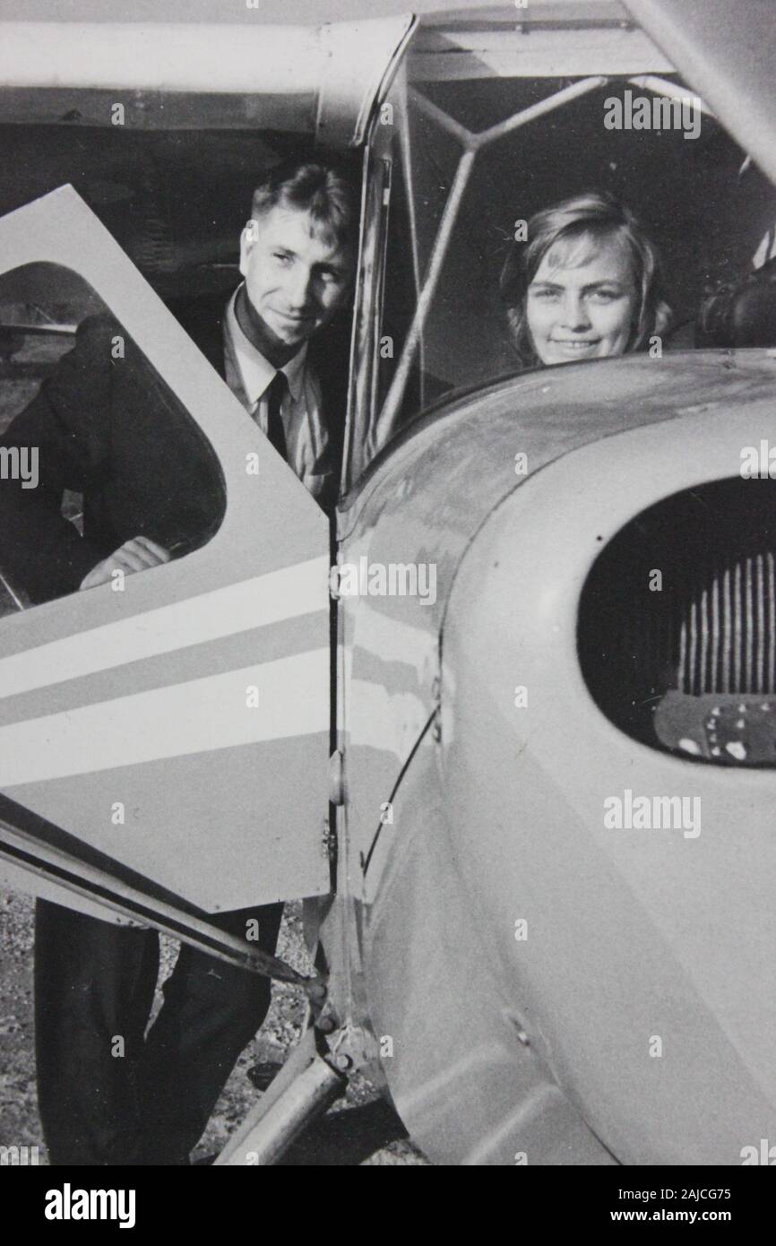 1960s plane pilot hi-res stock photography and images - Alamy