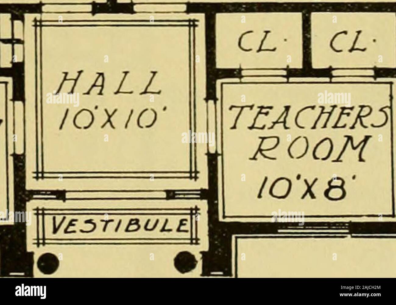School architecture; one-, two-, three- and four-room school buildings ...