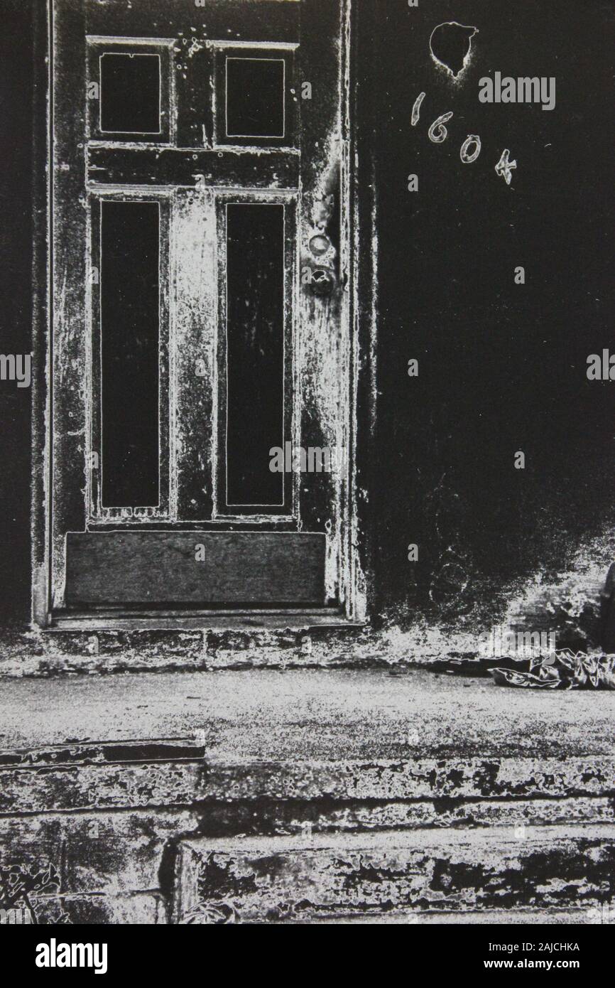 Fine 1970s vintage black and white photography of a house in a dream ...