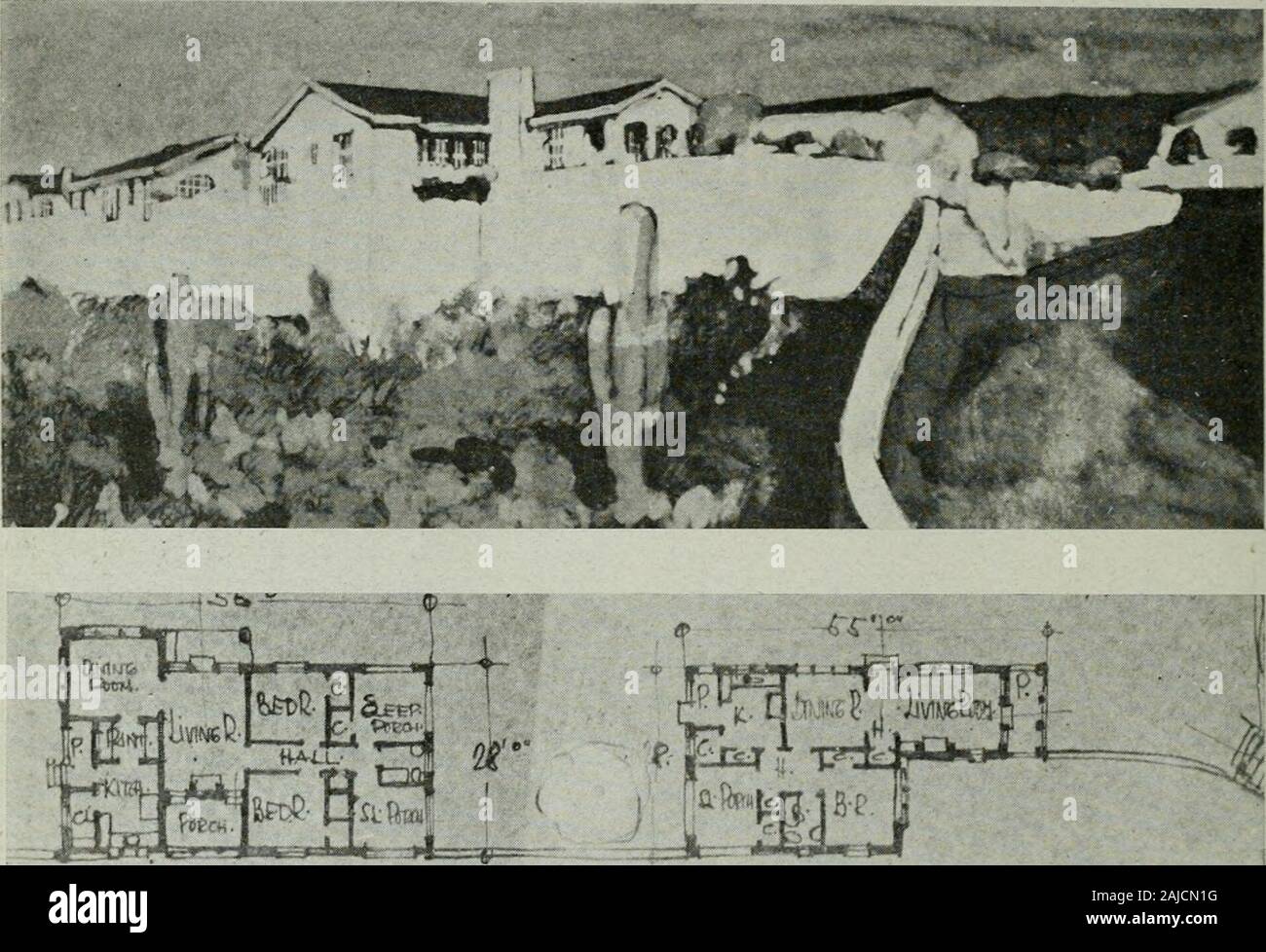 Architect and engineer . is section of the village, and we have given ...