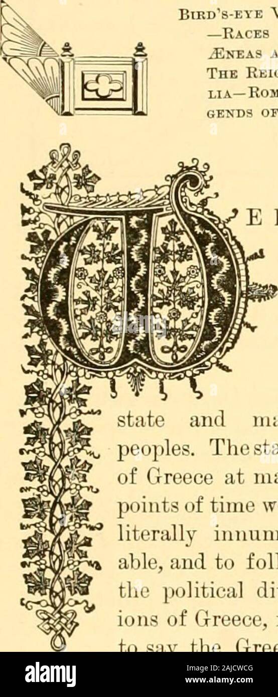 The world: historical and actual . Birds-eye View of the City of Rome ...