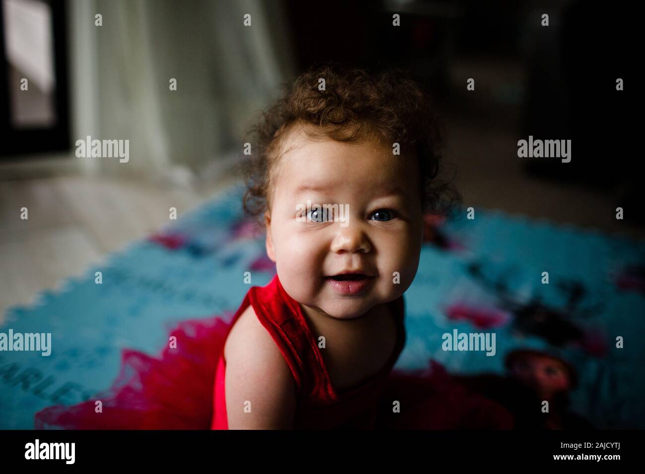 Baby smiling hi-res stock photography and images - Alamy