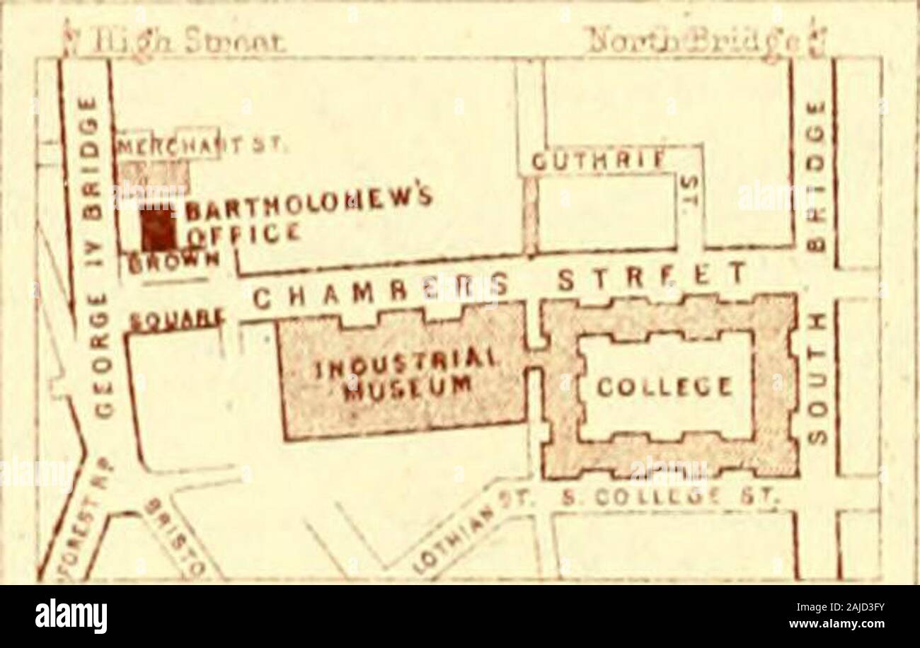 Modern edinburgh map hi-res stock photography and images - Alamy