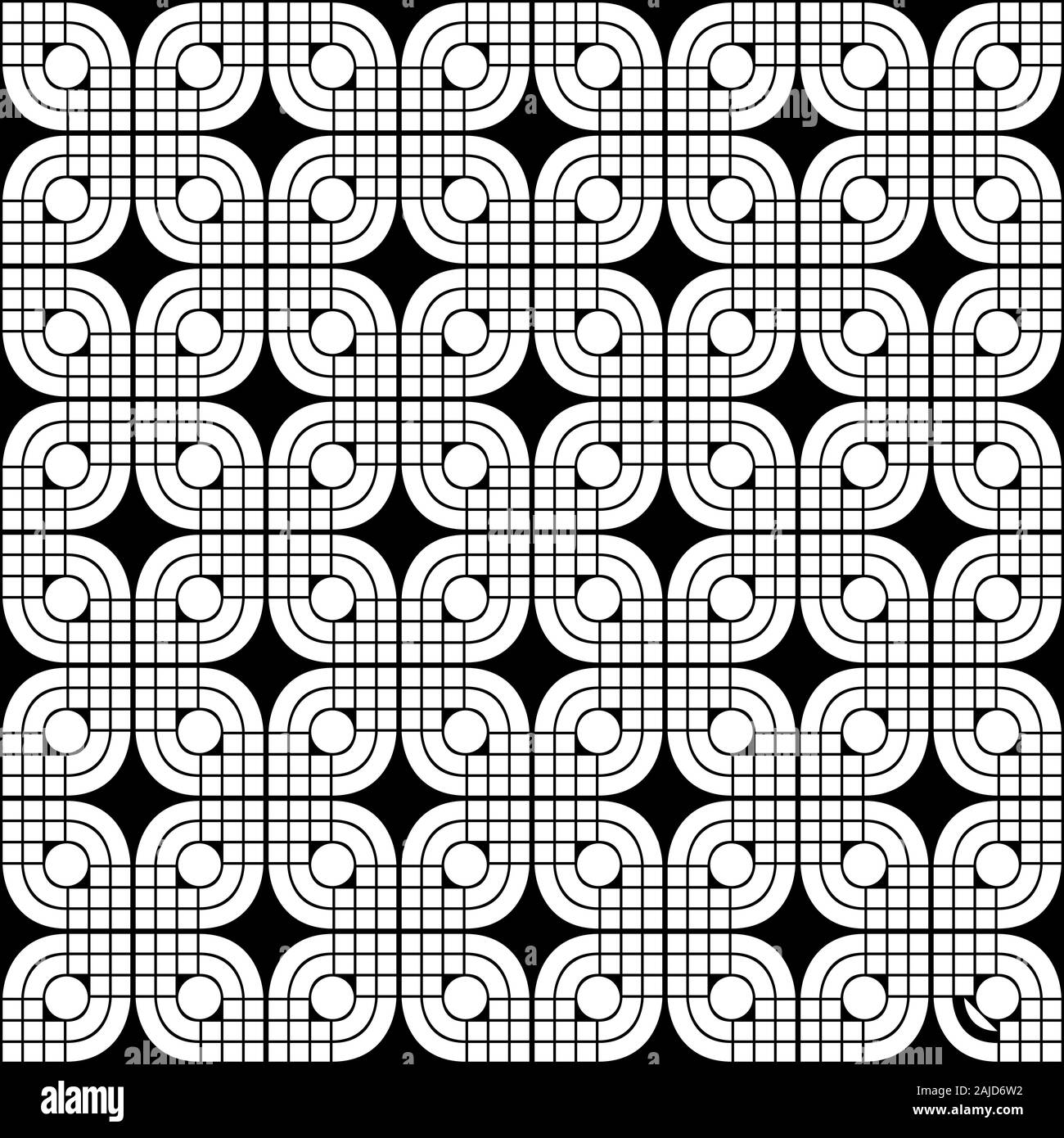 Geometric tile Black and White Stock Photos & Images - Alamy