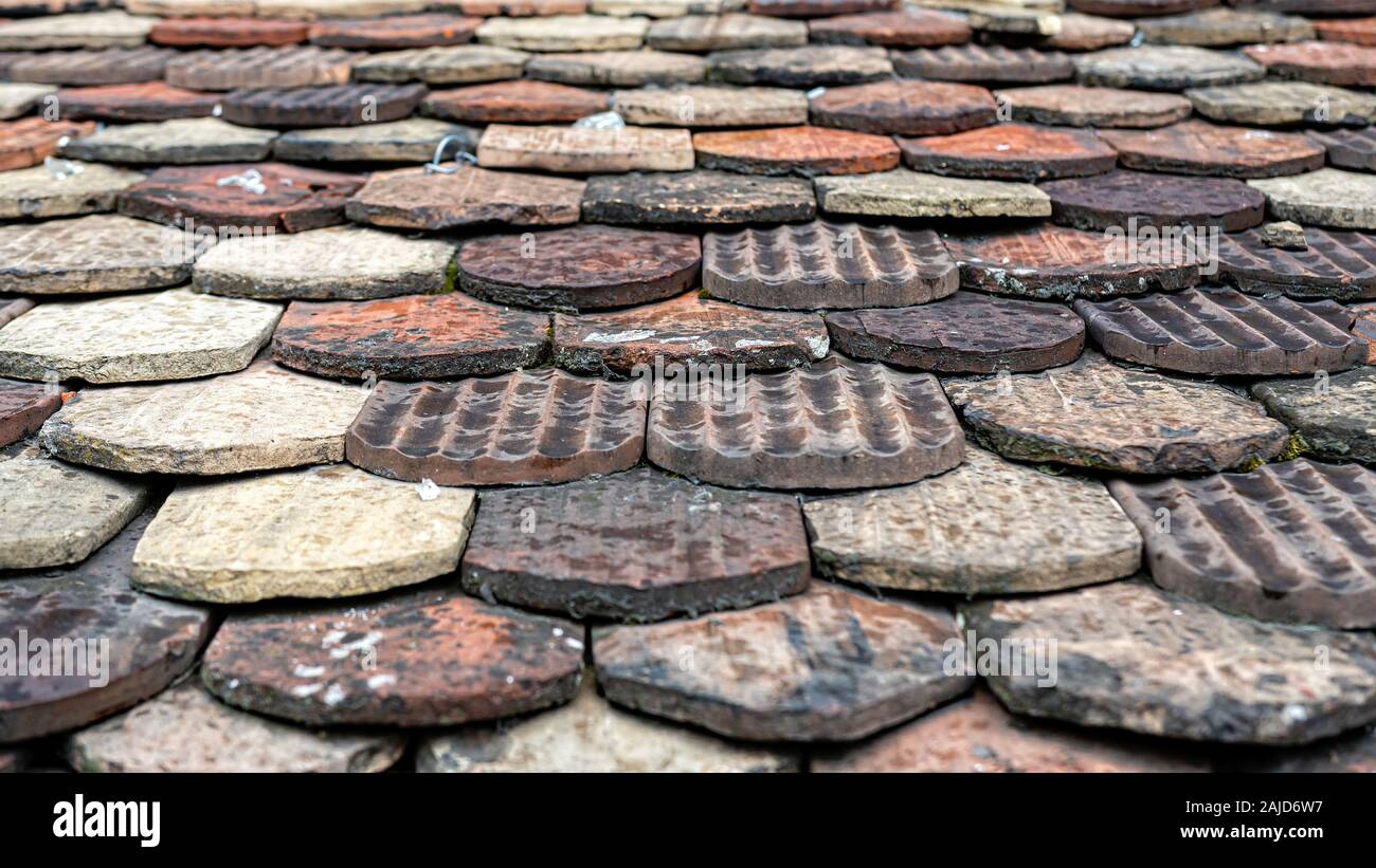 Rooftop detail orange ceramic tiles hi-res stock photography and images ...