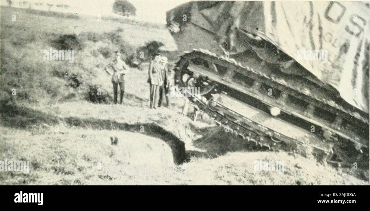 Tanks, 1914-1918; the log-book of a pioneer . BULLOCK TRACK MACHINE (p ...