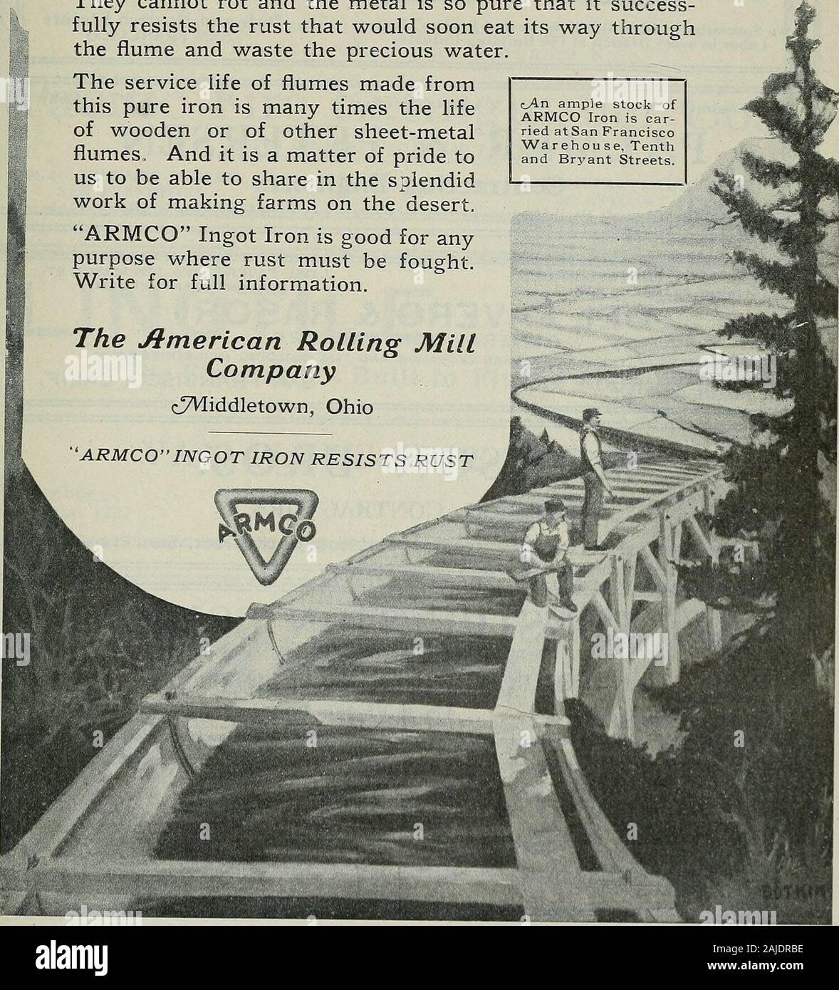 Flume carried water hi-res stock photography and images - Alamy