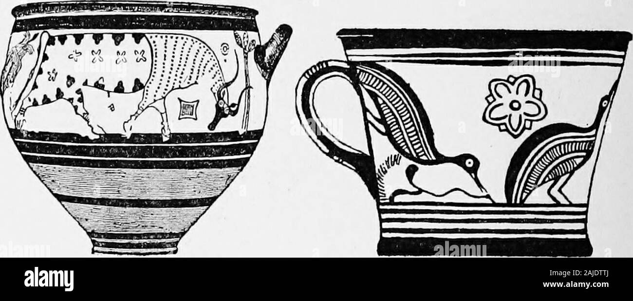 Mycenaean museum pottery hi-res stock photography and images - Alamy