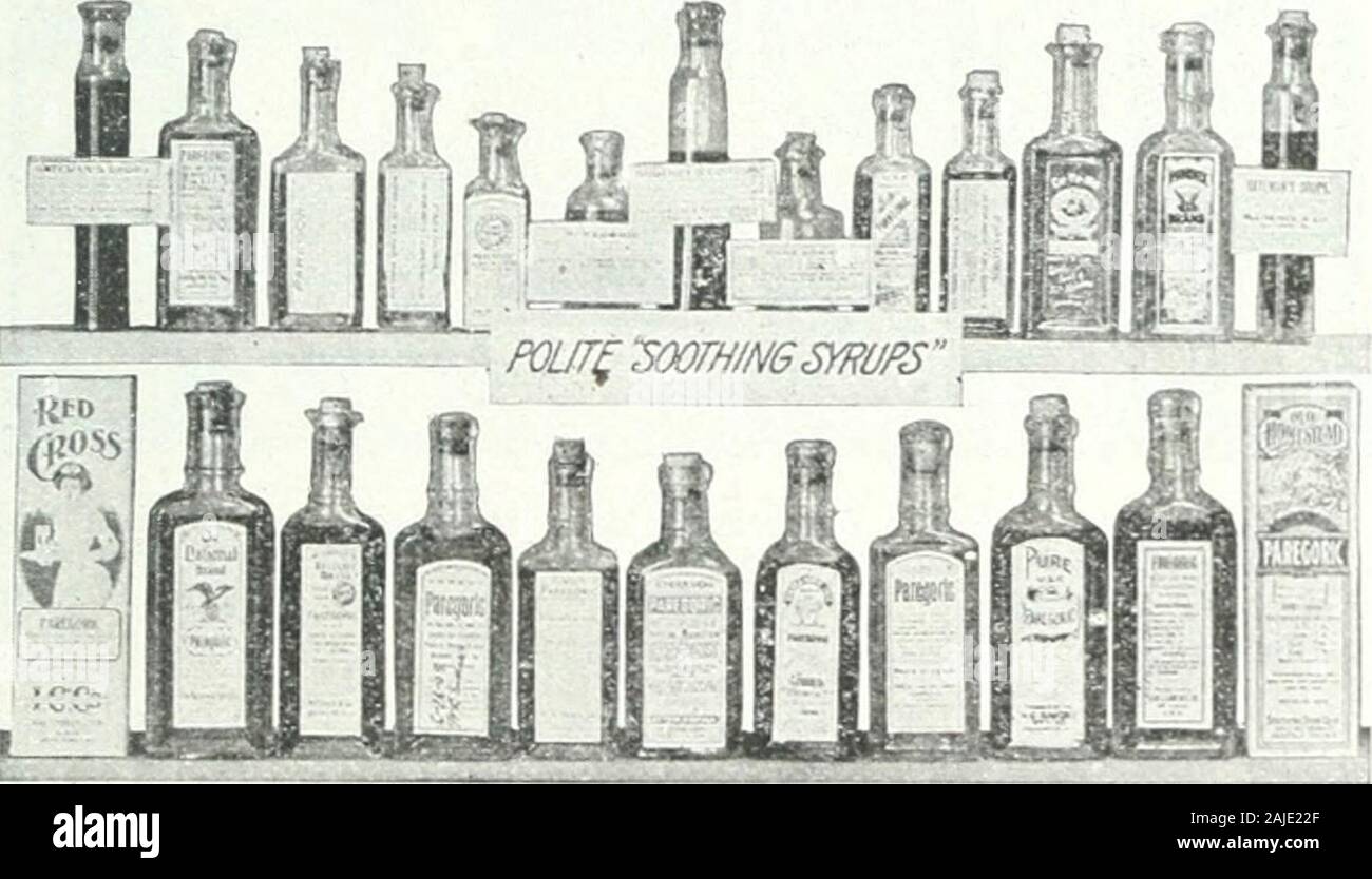 Winslow's soothing syrup hi-res stock photography and images - Alamy