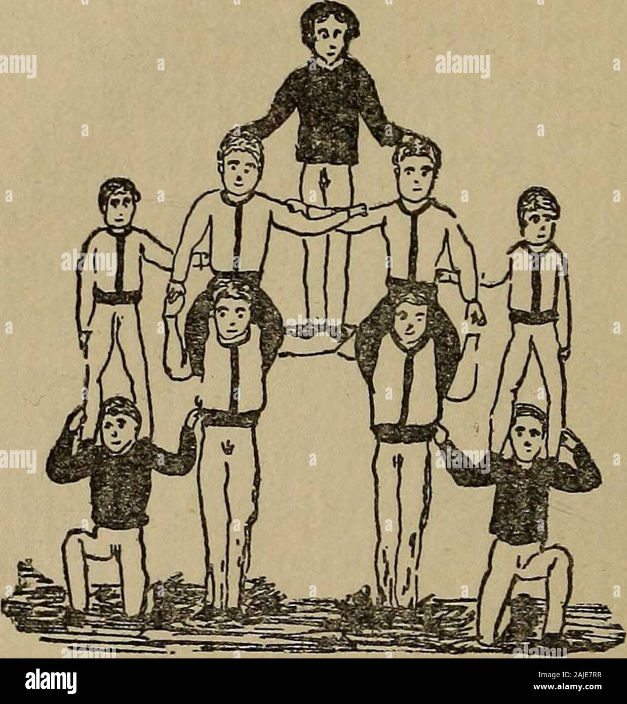 How to, a book of tumbling, tricks, pyramids and games; . 106 ...