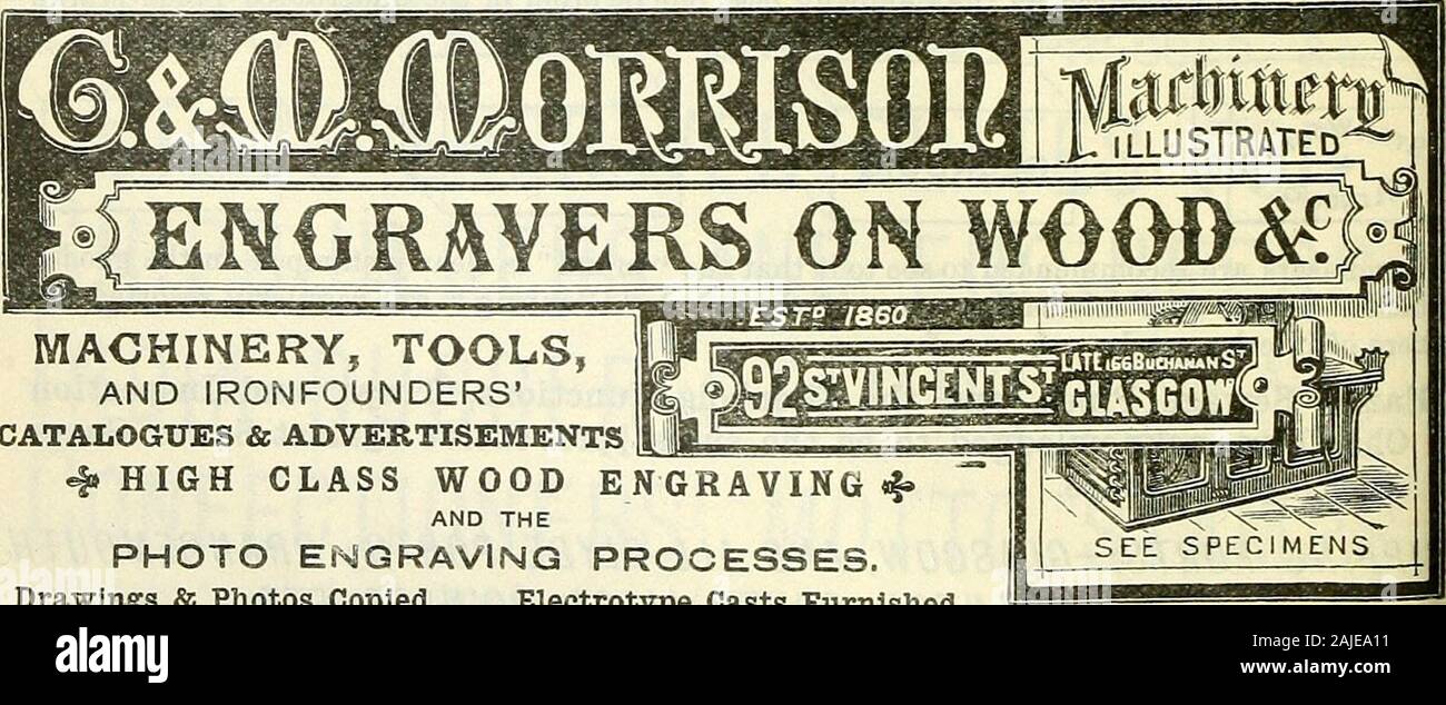 The Post-Office annual Glasgow directory . MODELS MADE TO ANY SIZE OR ...