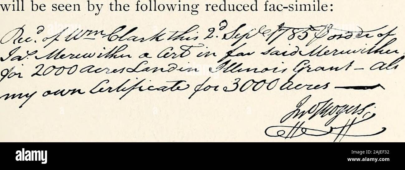 George Rogers Clark Signature