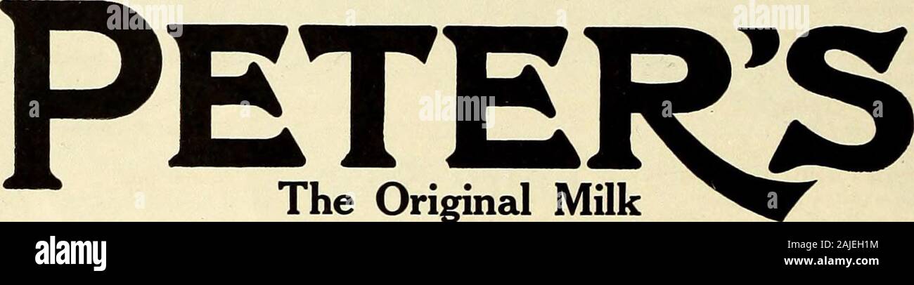 Peter’s original milk chocolate hi-res stock photography and images - Alamy