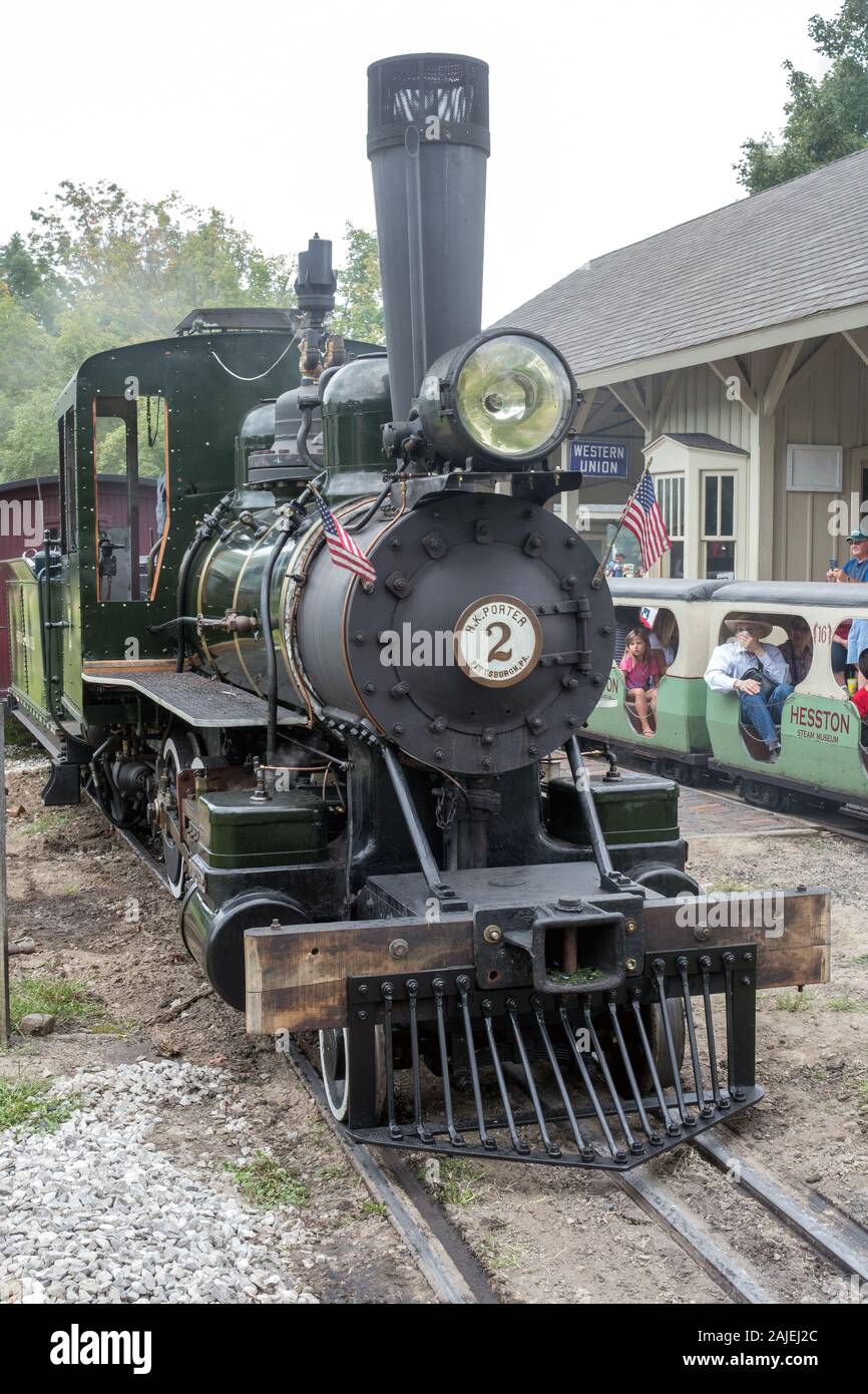 Vintage steam train station usa hi-res stock photography and images - Alamy
