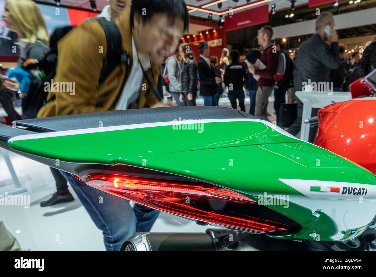Milan international exhibition of cycle and motorcycle hi-res stock ...