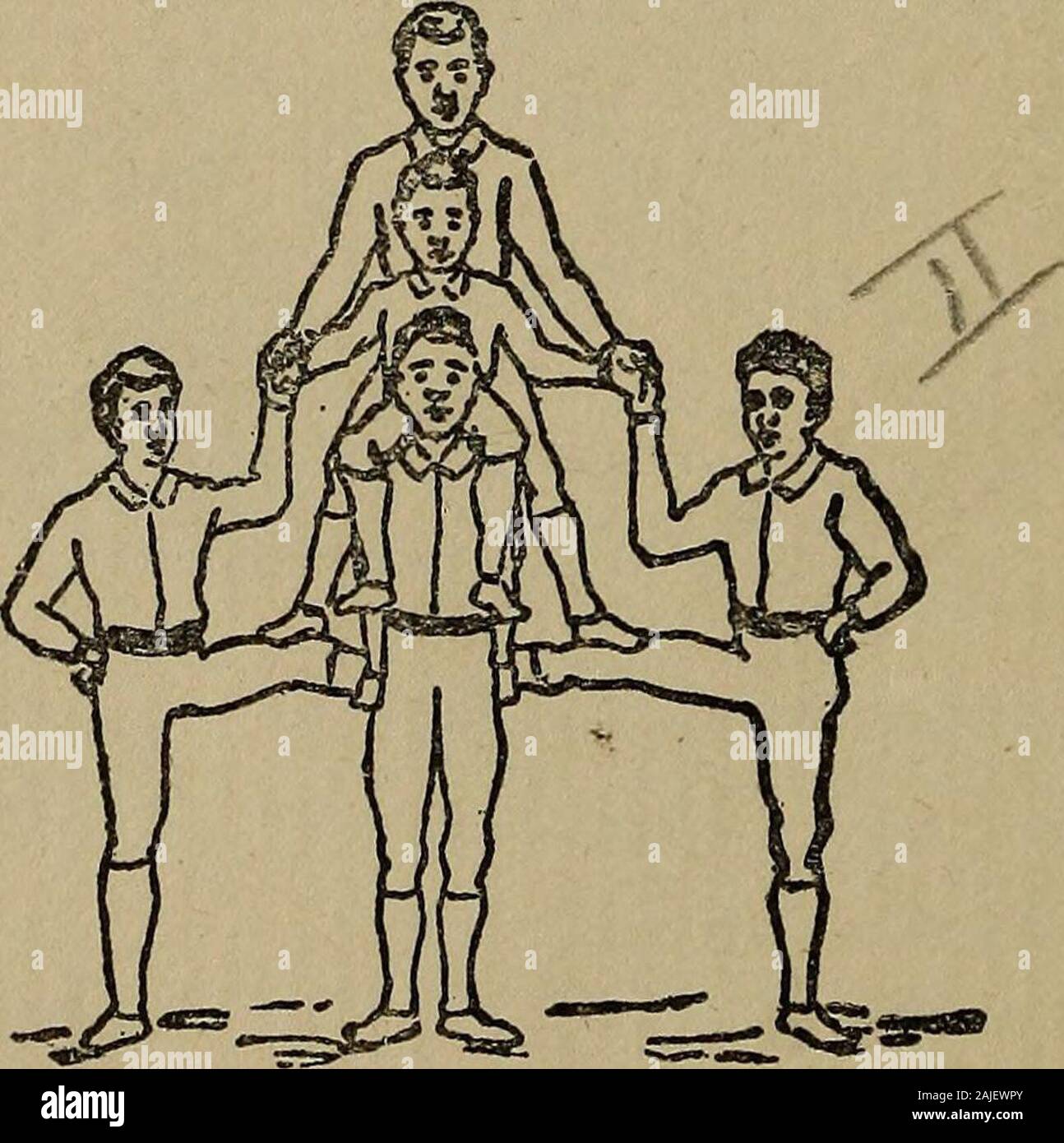 How to, a book of tumbling, tricks, pyramids and games; . 16 8 HOW TO ...