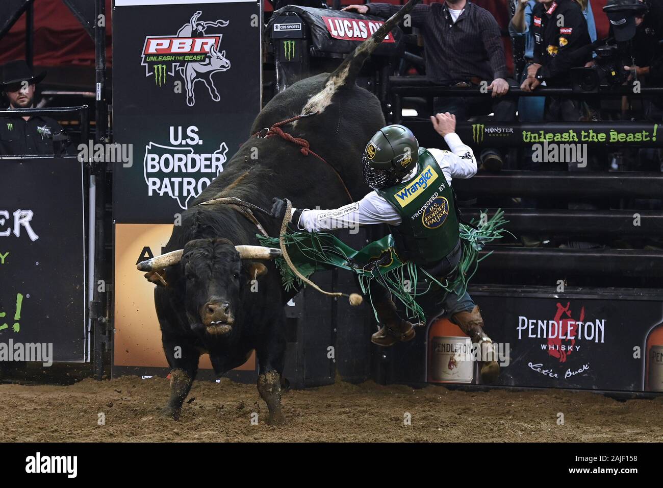Madison Square Garden, New York, USA. 3rd Jan 2020. Professional bull ...