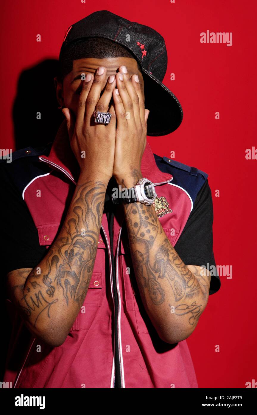 Justin Benjamin Alex Rucker aka JBar portrait on set at JBar ft. Soulja ...