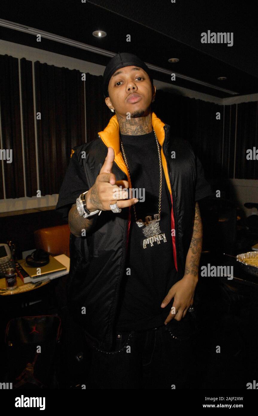 Rapper Abrahim Mustafa aka Arab portrait at a recording studio on ...